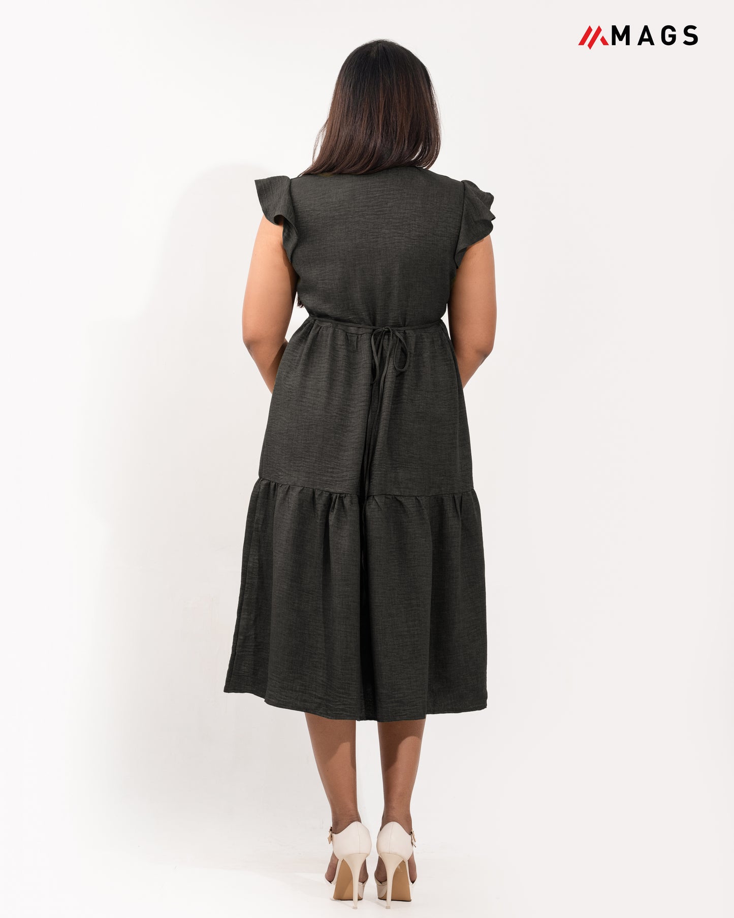 Raffle Maxi Dress Grey